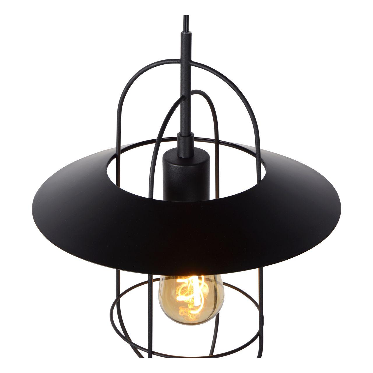 Подвесной светильник Lucide 74309/01/30 Бельгия, черный купить в Москве ...