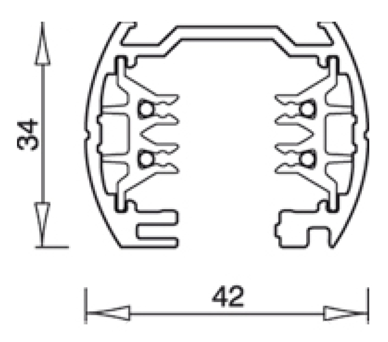 Трековый светильник Deko-Light current track round 444201